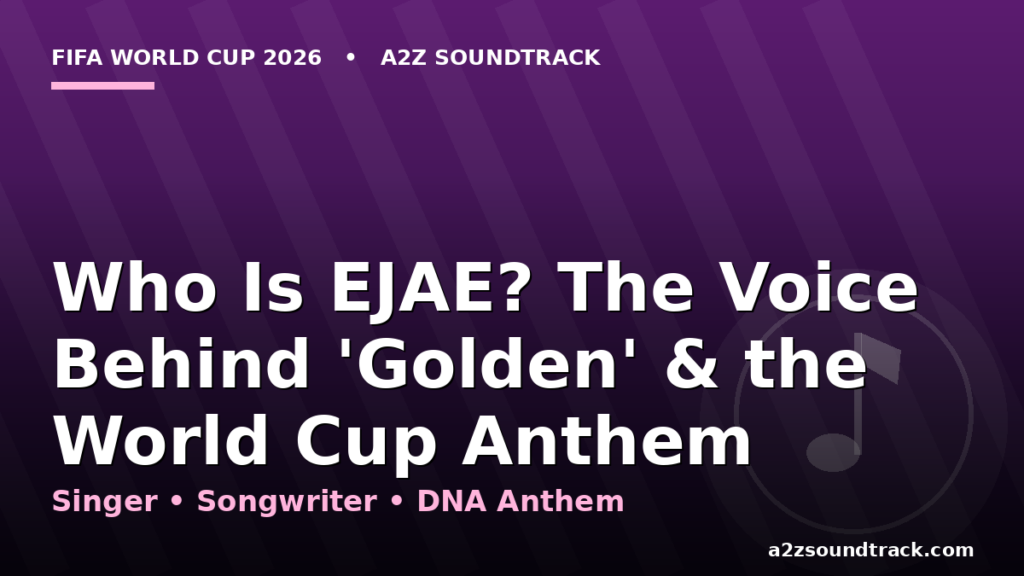 Who Is EJAE? The Singer Behind “Golden” and the World Cup 2026 Anthem ...